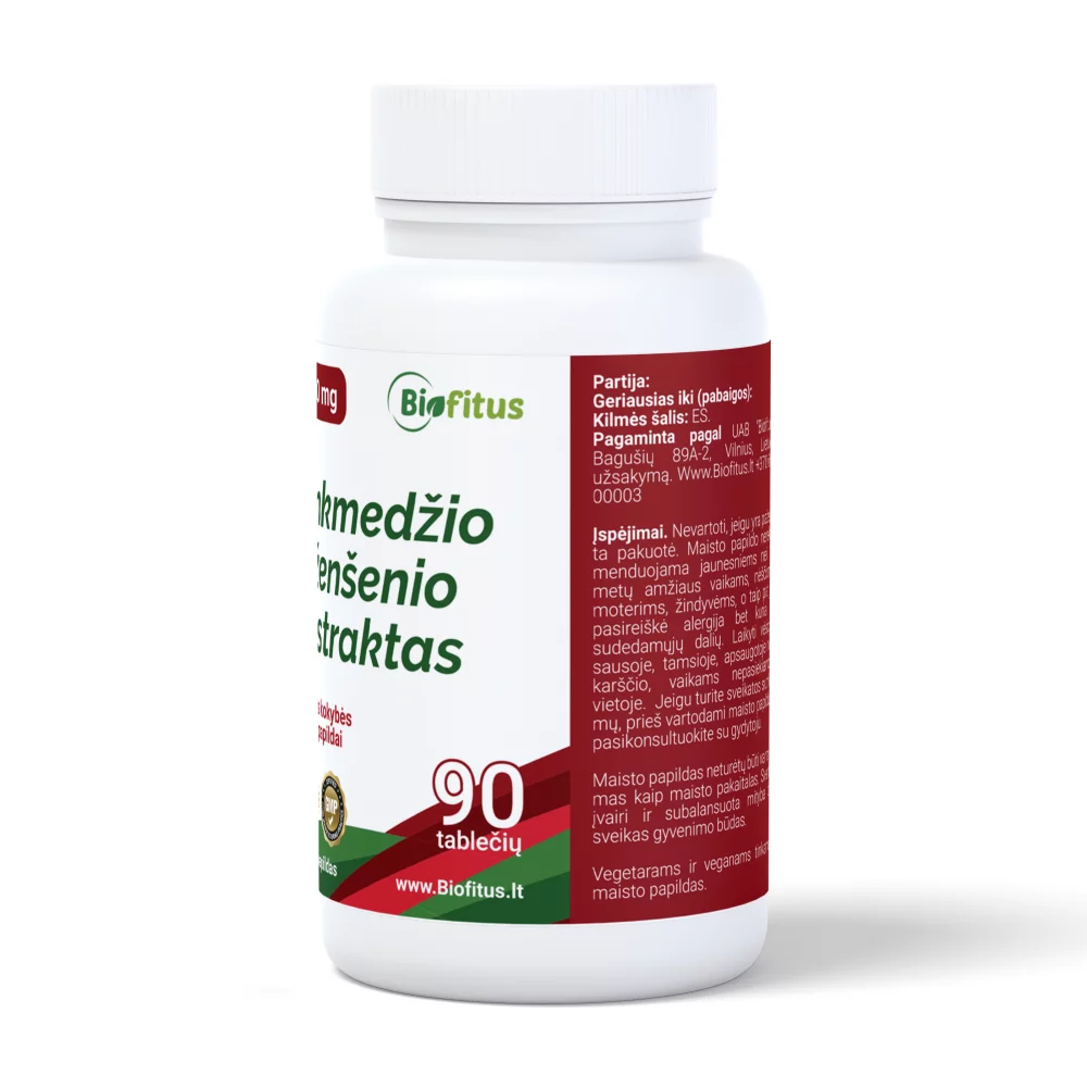 Ginkmedžio ir Ženšenio ekstraktas | Siuntimas 0€ | Biofitus