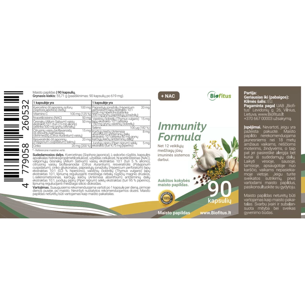 Immunity formula | Biofitus